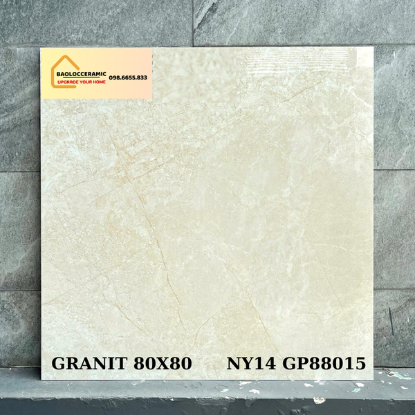 GẠCH NỀN 80x80 GRANIT BÓNG KÍNH TOÀN PHẦN - NY14 GP88015 – baoloc ceramic