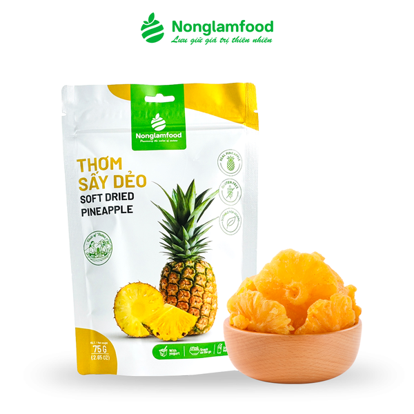 Thơm sấy dẻo - 75 gram
