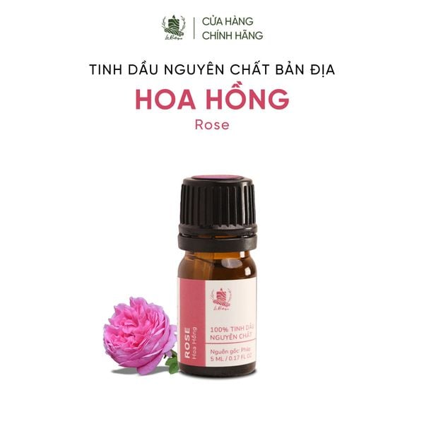 Tinh Dầu Hữu Cơ Hoa Hồng (Rose) 5ml - Tinh Dầu Bản Địa Pháp – Le ...