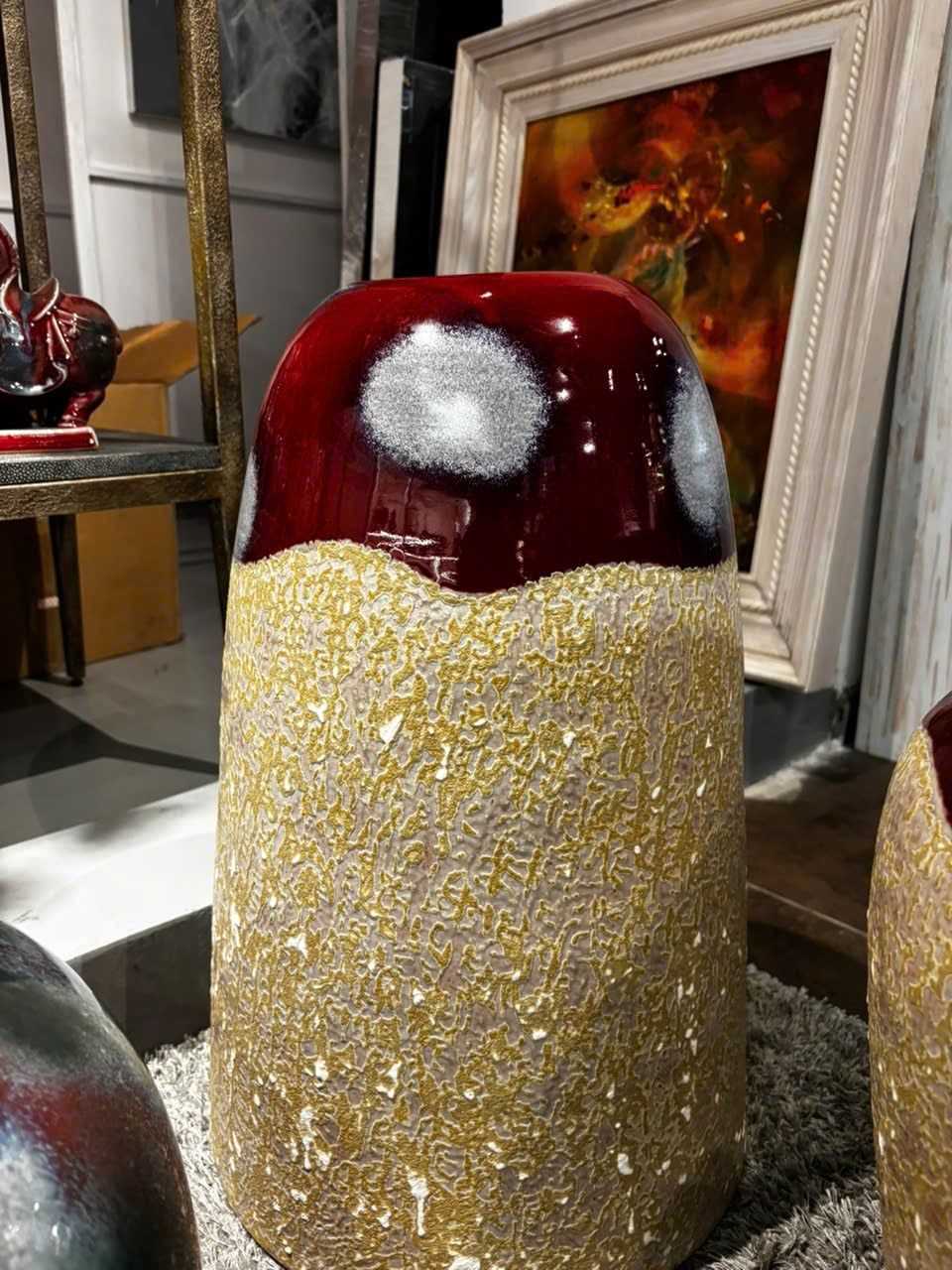 Bình Hoa Huyết Dụ Men San Hô – Urban Garden