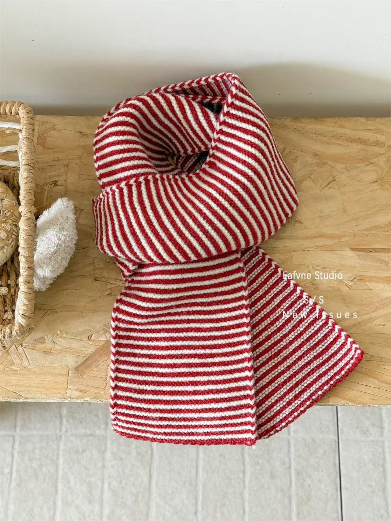 Khăn Quàng Cổ Kẻ Sọc Hàn Quốc – A Little Leaf