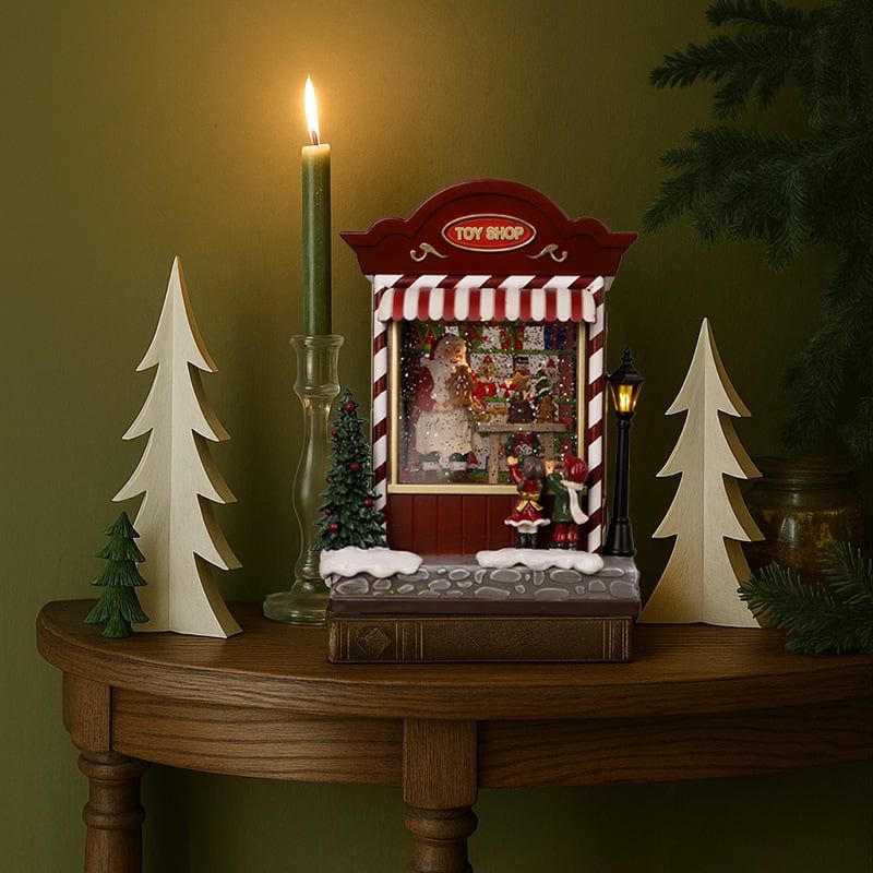 Hộp Nhạc Cửa Hàng Đồ Chơi Giáng Sinh – A Little Leaf