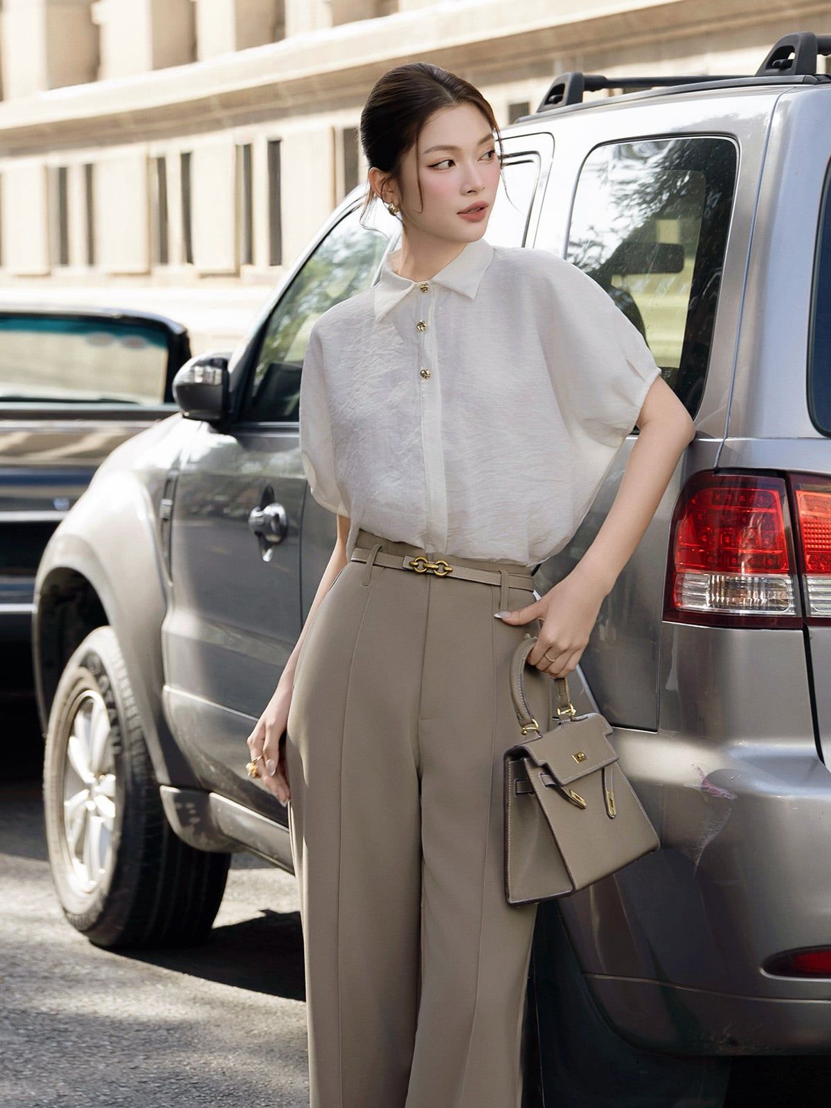 Quần suông công sở dài cotton Q4588H – BBSTORE'S