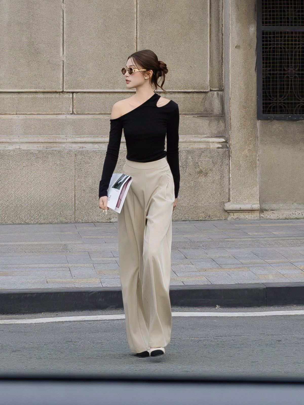 Quần suông công sở chất kaki dài QAA28A – BBSTORE'S