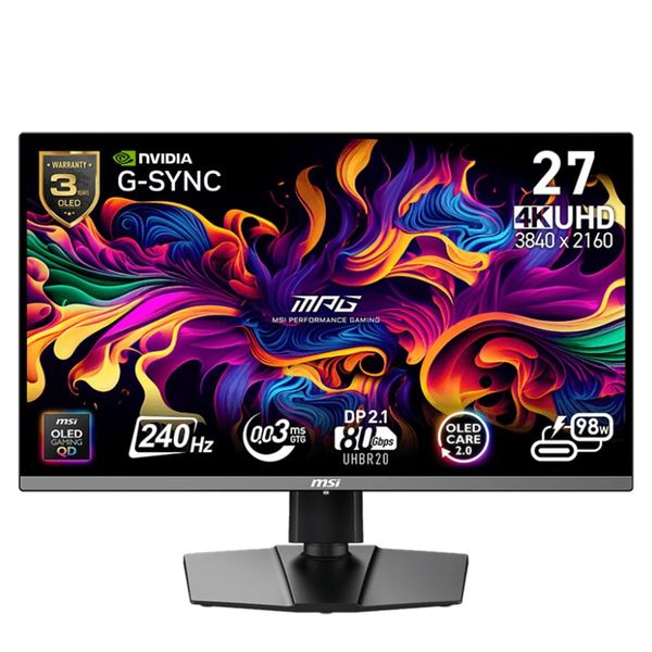 Màn hình MSI MPG 272URX QD-OLED 27" QD-OLED 4K 240Hz chuyên game– TPLAB