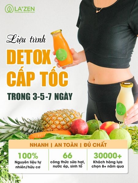 Liệu trình detox 3-5-7 ngày La'zen – LA'ZEN