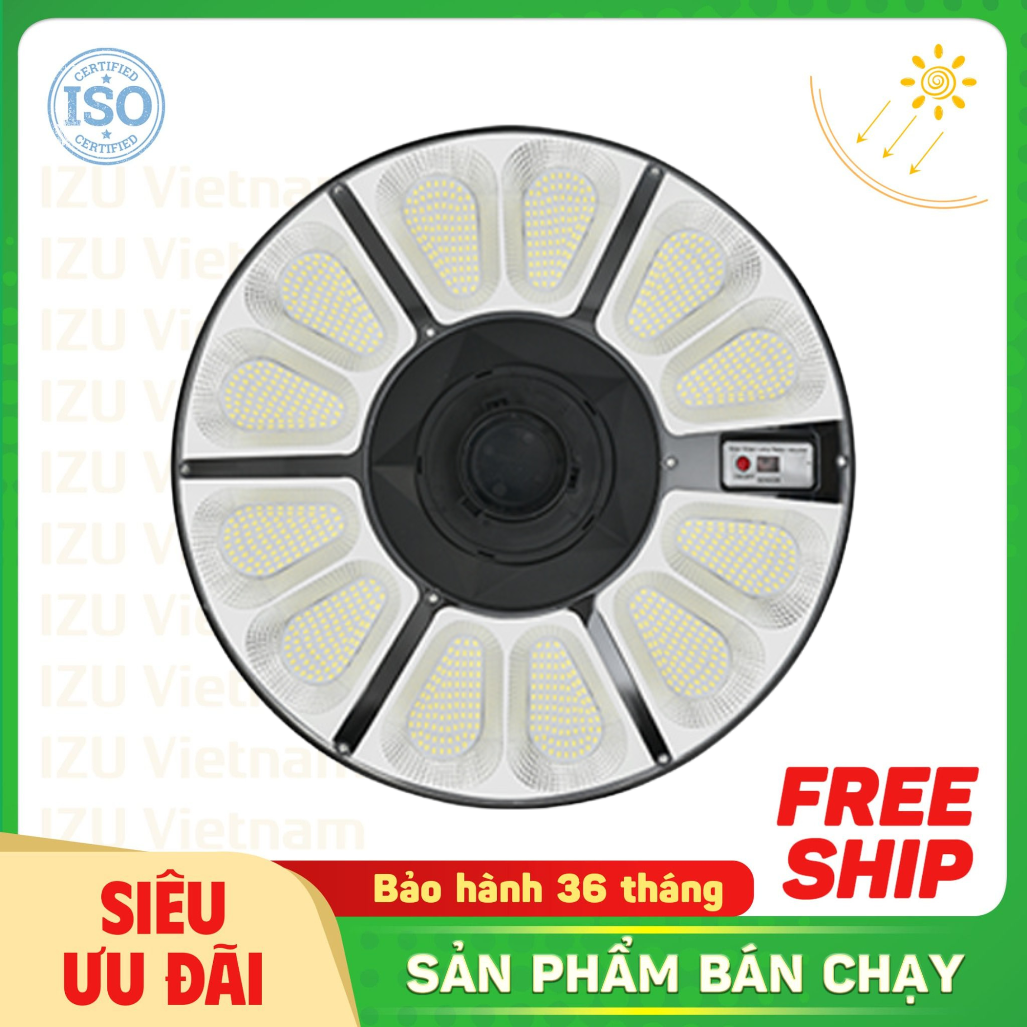 Đèn Năng Lượng Mặt Trời UFO 500w - [IZU-UFO500W] – IZU Việt Nam