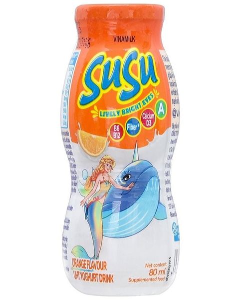 Sữa chua uống TT hương cam Vinamilk Susu 80ml – Cửa hàng SVMart - Vì ...