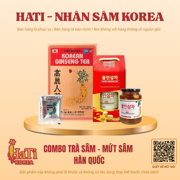 COMBO TRÀ SÂM KẾT HỢP MỨT SÂM HÀN QUỐC- HaTi Nhân Sâm Korea – HaTi ...