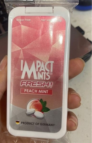 SN.CD- Peach Mint Candy Impact Mints 10g – MOONMILK - PREMIUM IMPORTED ...