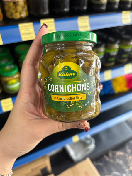 PK- Pickle Cucumber Sweet Cornichons Kuehne 212ml – MOONMILK - PREMIUM ...