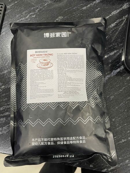 FL- Cream Brulee Flavored Powder Boduo 1kg (Bột Boduo kem trứng ...