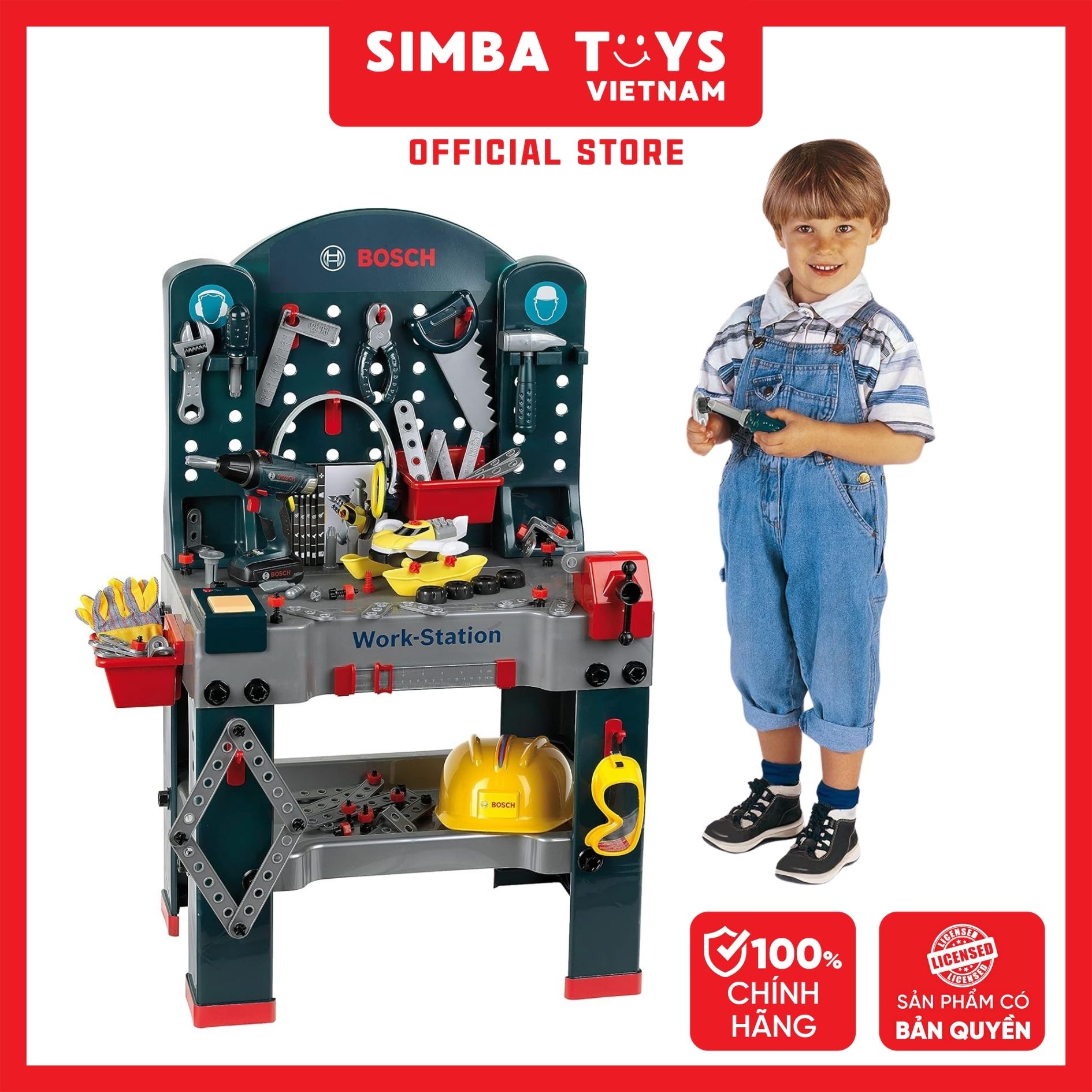 Đồ Chơi Bàn Dụng Cụ Kỹ Sư THEO KLEIN Bosch Workbench 8139 - Simba Toys ...