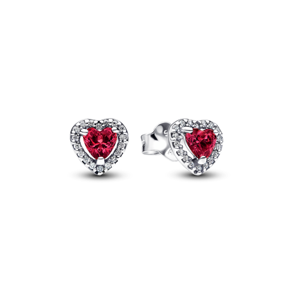 Hoa Tai Pandora Timeless Bạc Trái Tim Pha Lê Đỏ Cherries Jubilee ...