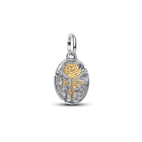 Charm Pandora Mạ Vàng 14K Bạc Medallion Đồng Xu Hoa Hồng – Pandora Việt Nam