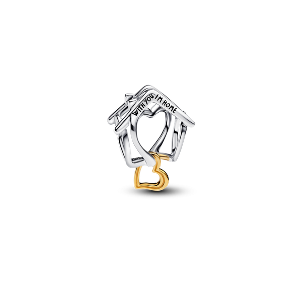Charm Pandora Bạc Mạ Vàng 14K Yêu Thương Là Nhà – Pandora Việt Nam