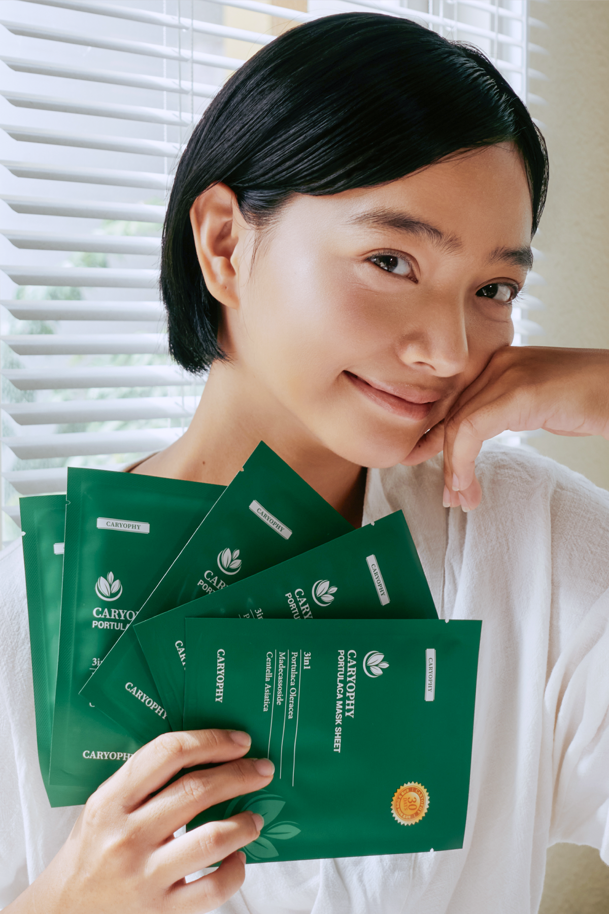 Combo 10 Mặt Nạ Giảm Mụn Caryophy Portulaca Mask Sheet 3 In 1 (22G / M ...