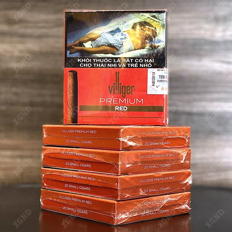 Cigar Villiger Premium Red Filter - Xì Gà Mini Chính Hãng