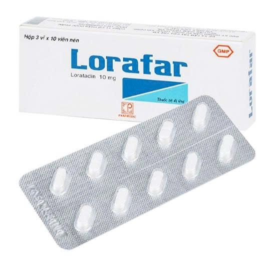 Lorafar Loratadin 10mg Pharmedic (H/30V) – SHOPTHUOC