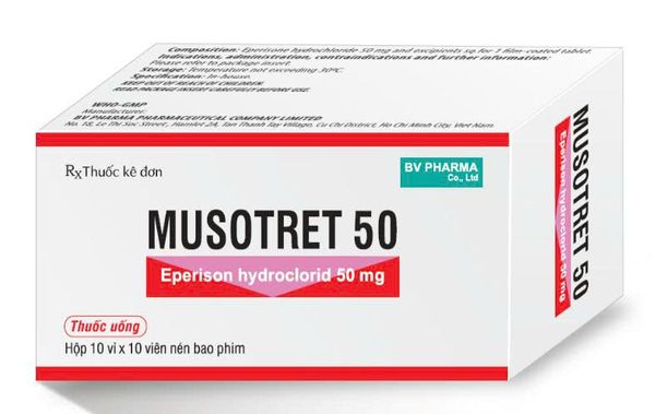 Musotret Eperison 50mg BV Pharma (H/100V) – SHOPTHUOC