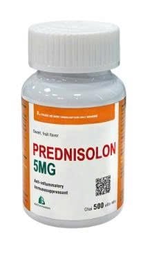 Prednisolon 5mg Boston (C/500V) (mùi cam) – SHOPTHUOC
