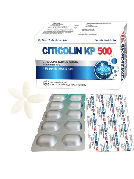 Citicolin KP 500 Khapharco (H/30V) – SHOPTHUOC