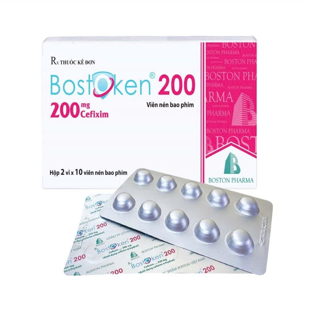 Bostoken cefixim 200mg Boston (H/20V) – SHOPTHUOC