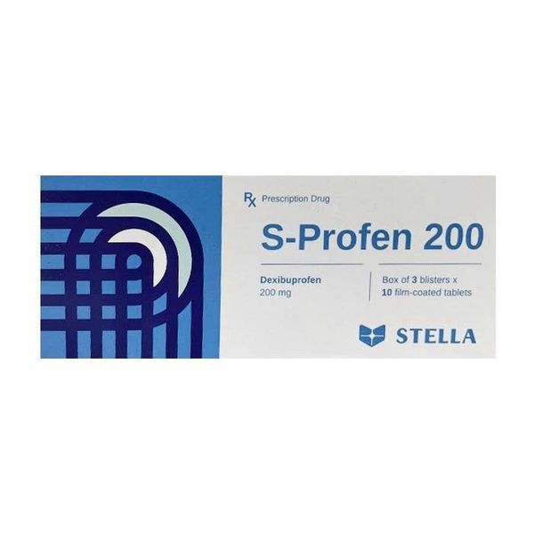 S-Profen Dexibuprofen 200Mg STELLA (H/30V)(Viên nén) – SHOPTHUOC