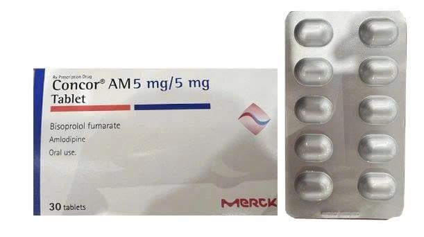 Concor AM 5mg/5mg Merck (H/30V) – SHOPTHUOC