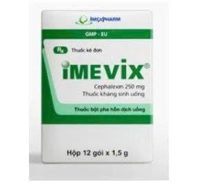 Imevix Cefalexin 250mg Imexpharm (H/12G/1,5gr) – SHOPTHUOC