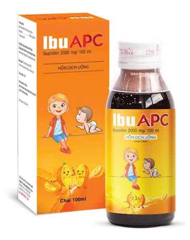 IbuAPC Ibuprofen 2000mg/100ml Ampharco (C/100ml) – SHOPTHUOC