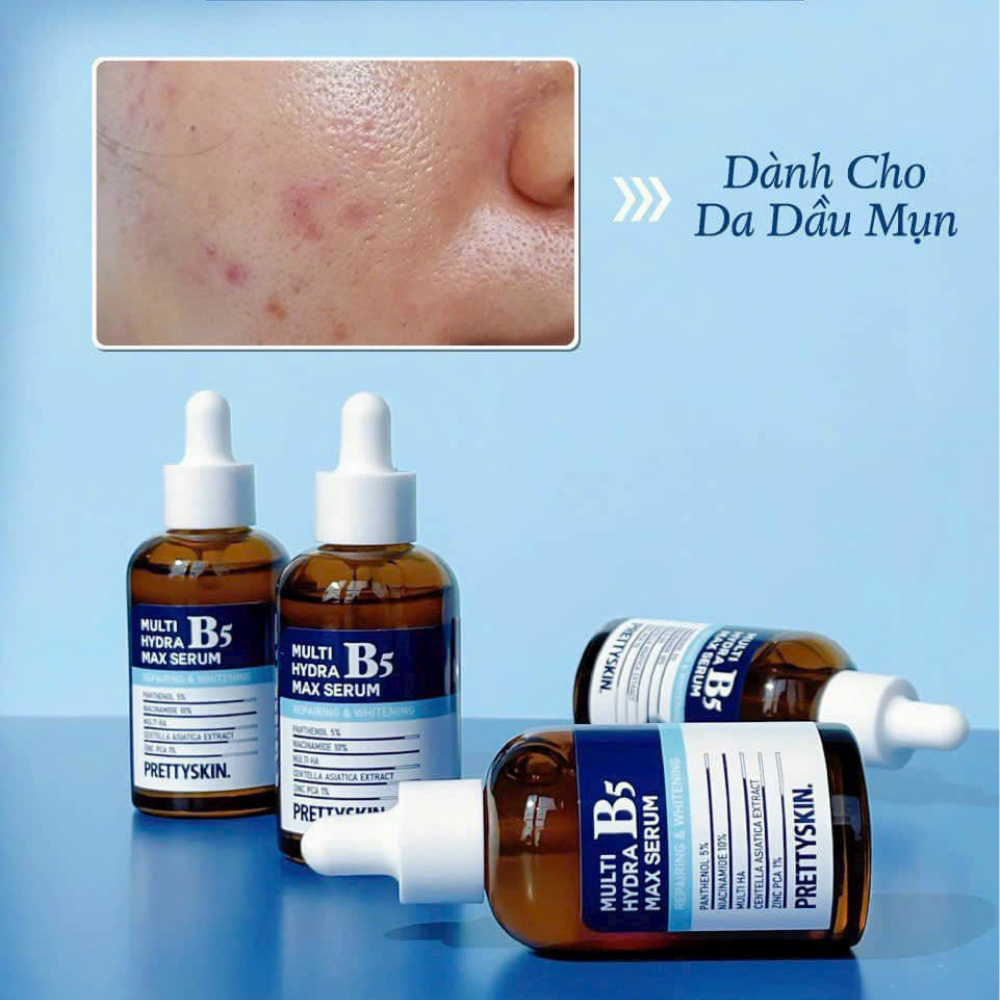 Tinh Chất Phục Hồi Cho Da Dầu Prettyskin Multi Hydra B5 Max Serum ...