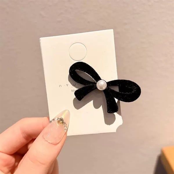 Kẹp nơ nhung form cứng nhỏ – Ciuciu - Quà tặng & Đồ gia dụng