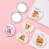 Gương gập bọc da bỏ túi Capybara tròn – Ciuciu - Quà tặng & Đồ gia dụng