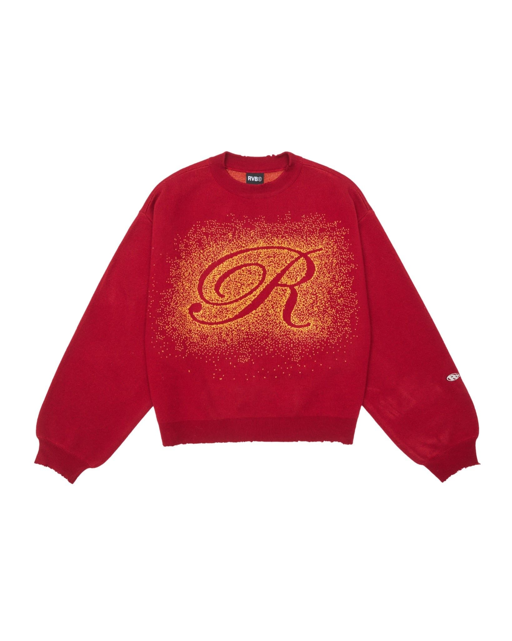 CELESTIAL KNIT Sweater RED – RVB - RANVERBAE OFFICIAL