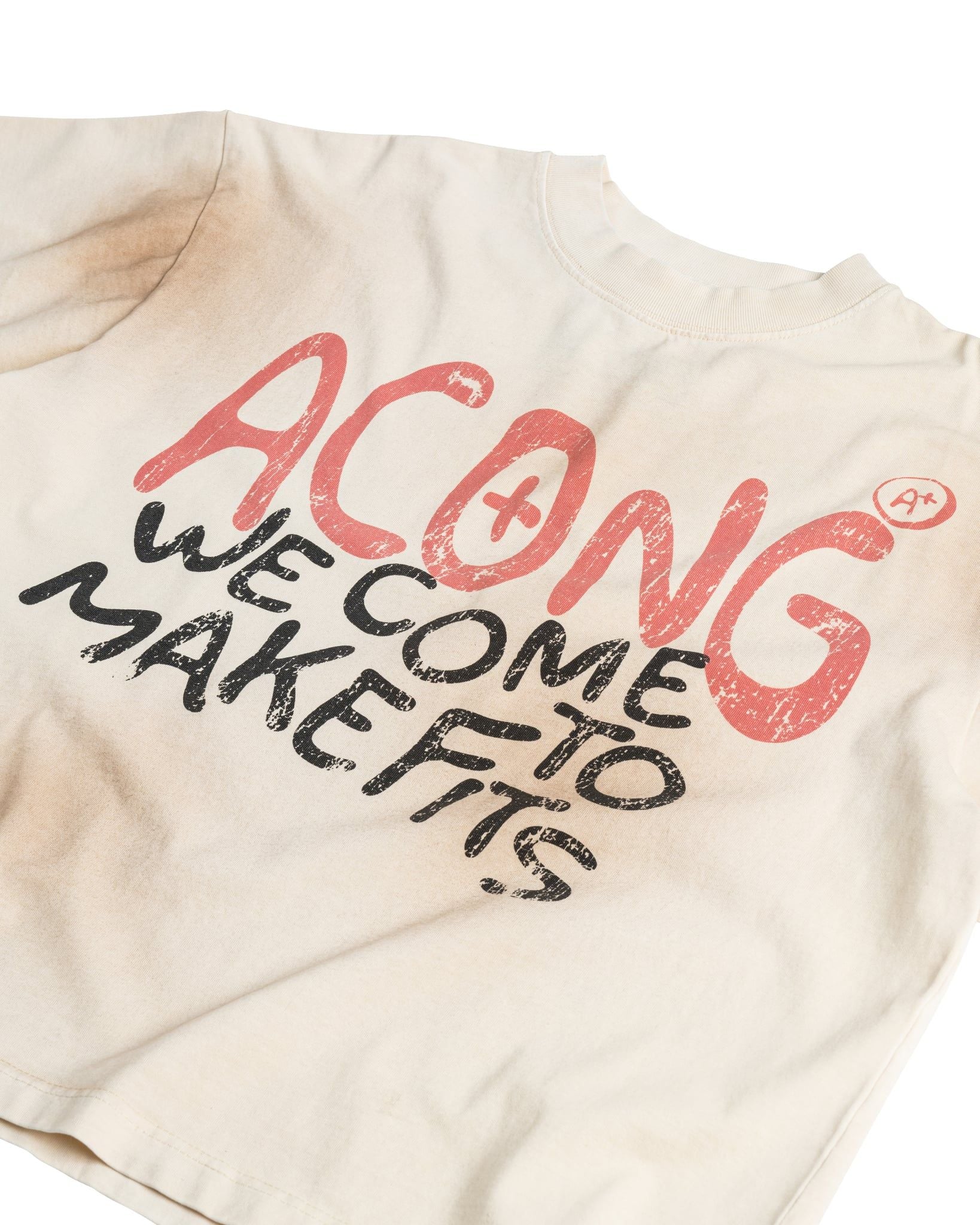'A CONG' GRAPHIC TEE / BEIGE - GAMBLE WORLDWIDE