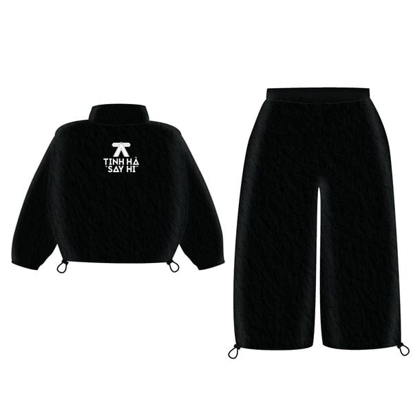 TINH HÀ "SAY HI" Adult Sports Set (Bộ đồ thể thao) / STARDUST / BLACK ...