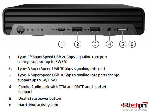 HP PRO MINI 400 G9 | I5 12500T | 8GB DDR4 RAM | 512GB SSD | 9H9D7PT ...