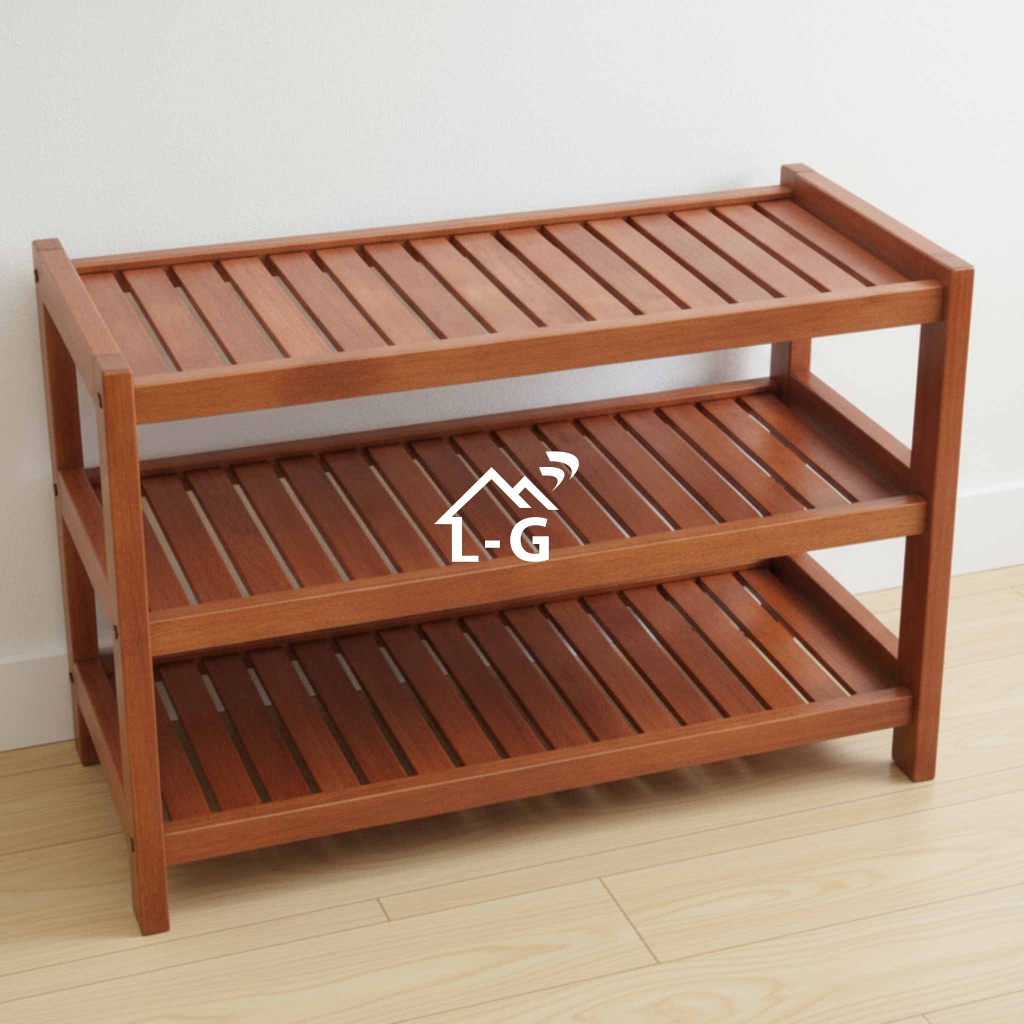 KỆ GIÀY DÉP GỖ 3 TẦNG (KGDG - 3T- LG) Nội Thất Lâm Gia Phát