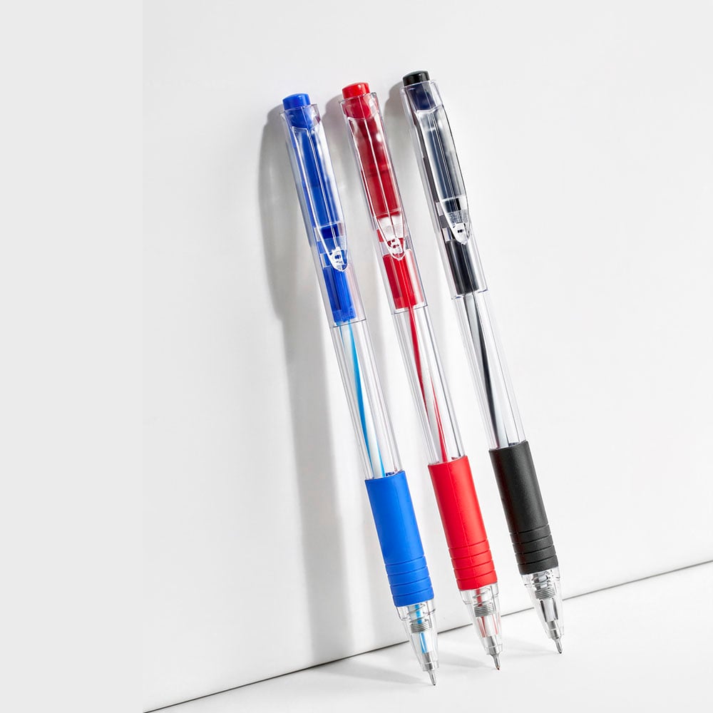 Bút Bi Bitex B03 Ngòi 0.5mm - EN71, Mực Xanh/đen/đỏ – Thế giới văn phòng phẩm