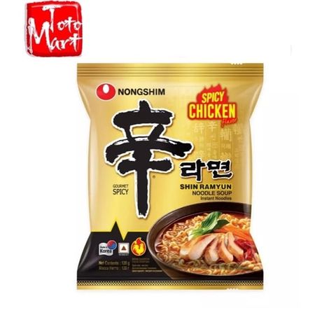 Mì Shin Ramyun vị gà cay Nongshim (120g) – Totomart