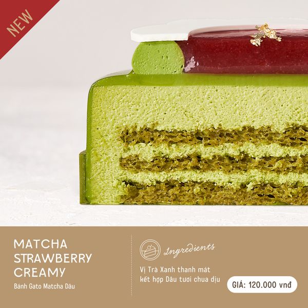 MATCHA STRAWBERRY CREAMY – Artemis Pastry