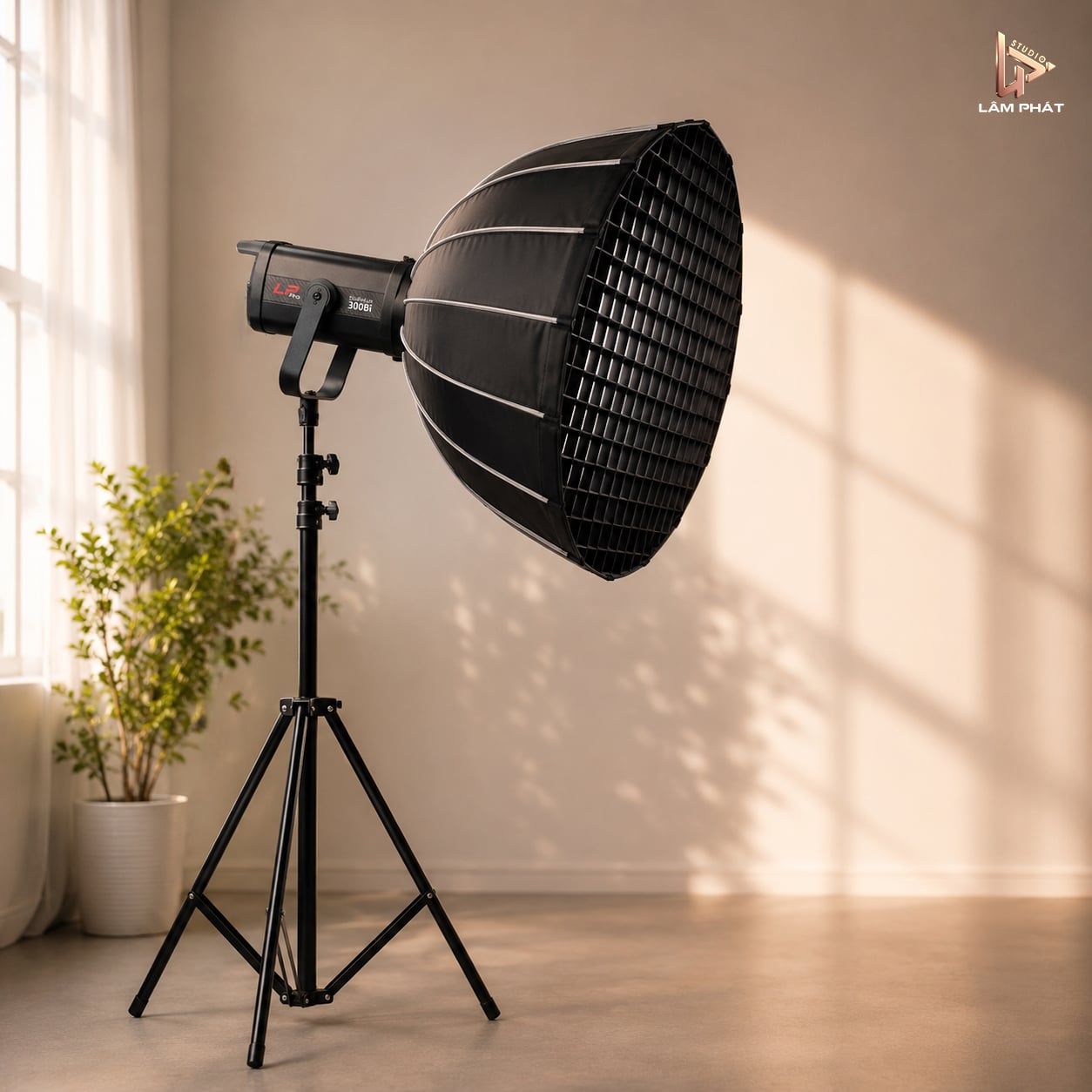 Bộ Combo Đèn Studio LP Pro Studiolux 300Bi Kèm Chân CD280 & Softbox ...
