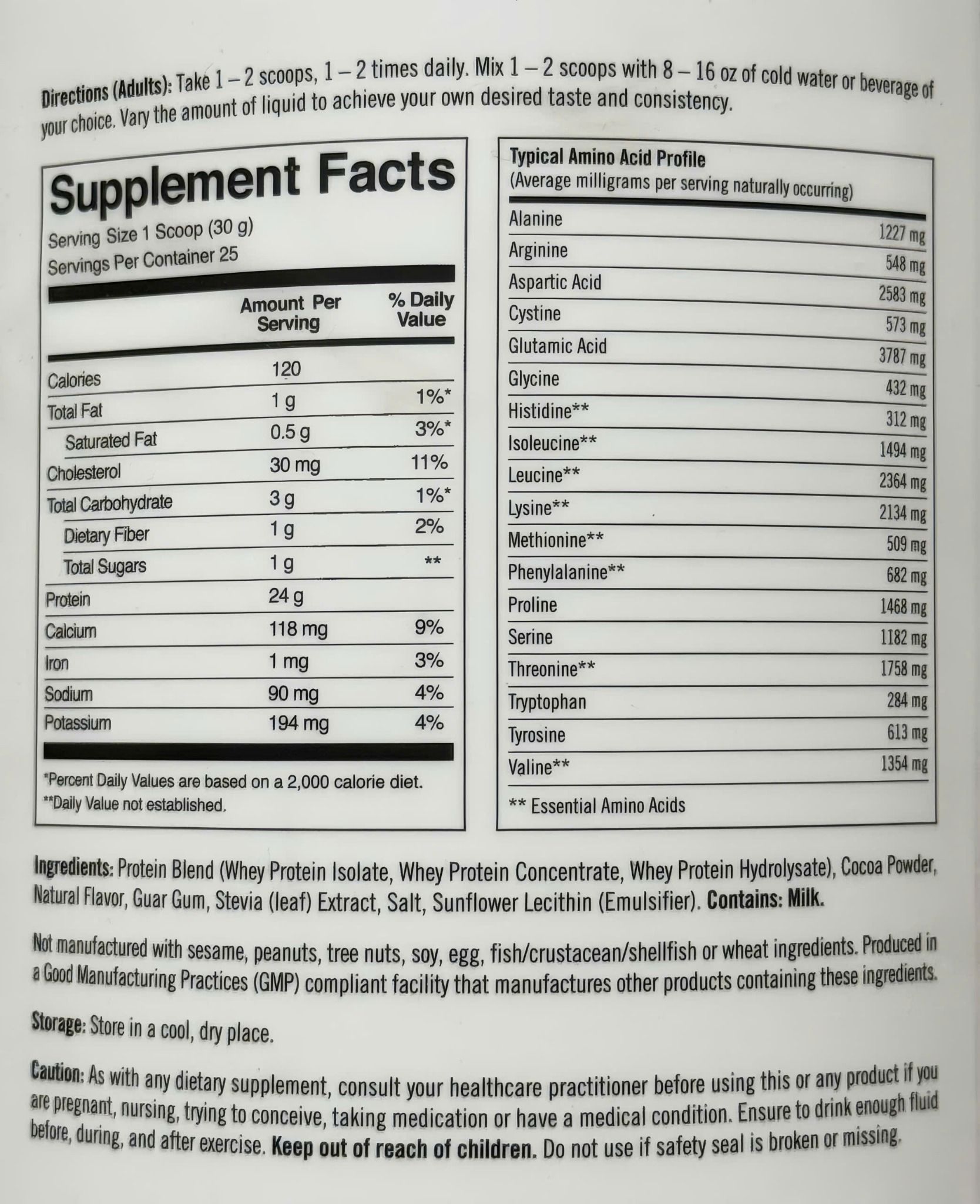 100% Whey Protein Blend chứng nhận NSF Sport : Biosteel – Usa Nutri