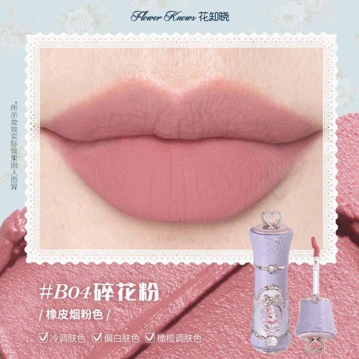 [Mới Nhất 2026] Son Môi Bunny Garden Khu Vườn Thỏ Flower Knows Chính H ...