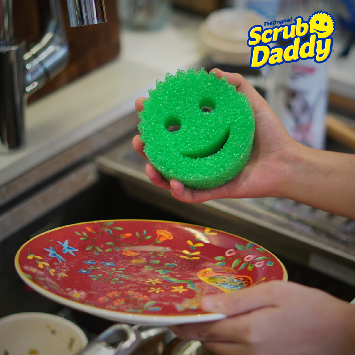 [DADDY LẺ KHÔNG HỘP] Bọt Biển rửa bát chén Scrub Daddy #1 Tại Mỹ - An ...
