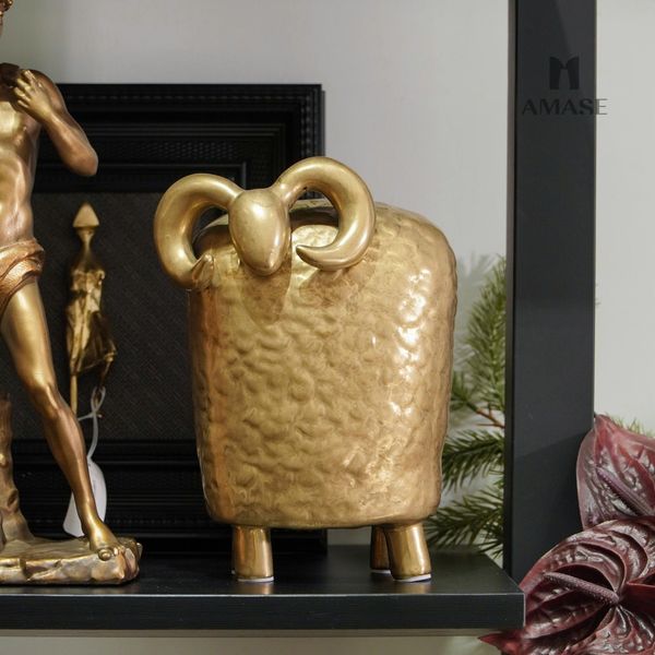 Tượng Decor Sheep Statue_ Country Style – AMASE - Modern and Elegant Decor