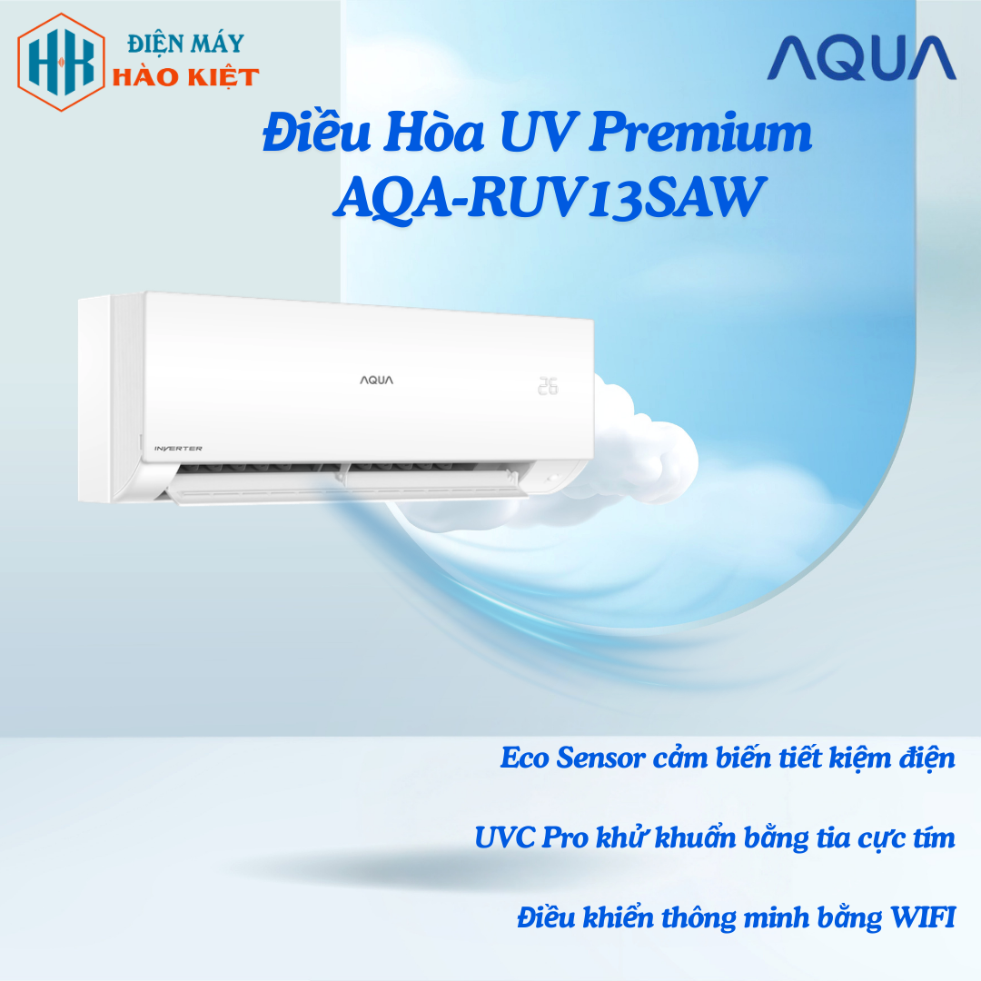 AQA-RUV13SAW - Máy Điều Hòa UV Premium – Điện Máy Hào Kiệt