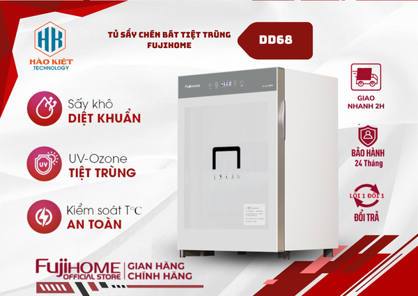 DD68 - Tủ Sấy Chén Bát Tiệt Trùng Fujihome – Điện Máy Hào Kiệt