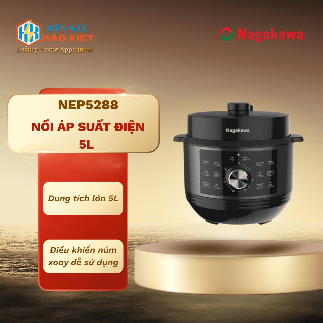 NEP5288 - Nồi Áp Suất Điện 5L – Điện Máy Hào Kiệt